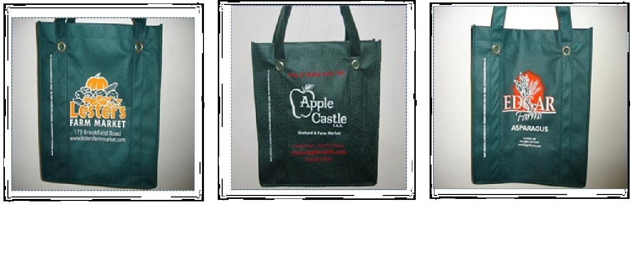 1/2 Bushel Cloth Bags Custom Printed